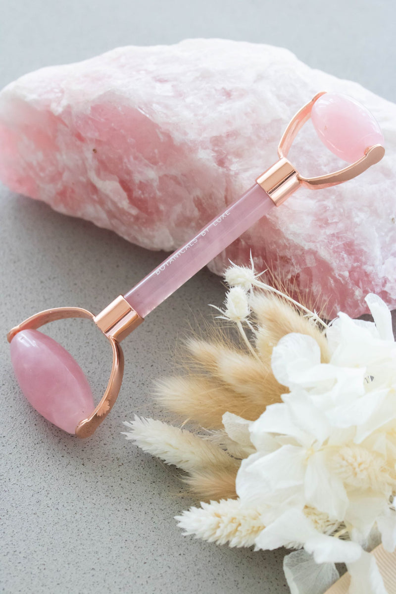 Rose Quartz Facial Roller – Botanicals by Luxe